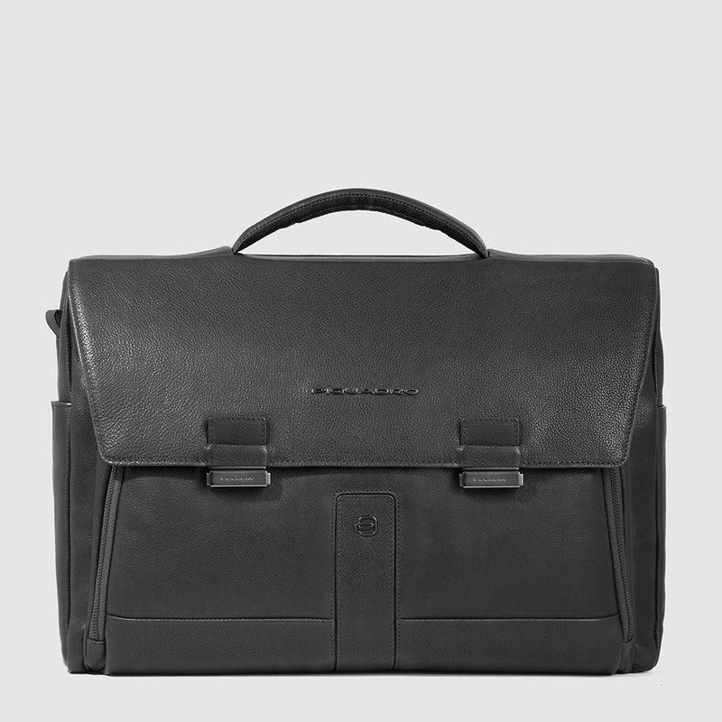 One Handle Leather Briefcases | Shop Piquadro